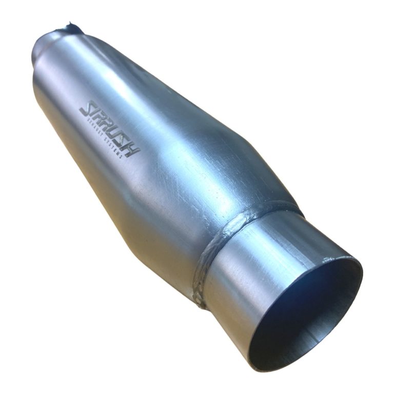 Bala escamada redonda 3 ½ pulgadas acero inoxidable – Sirrush Mufflers